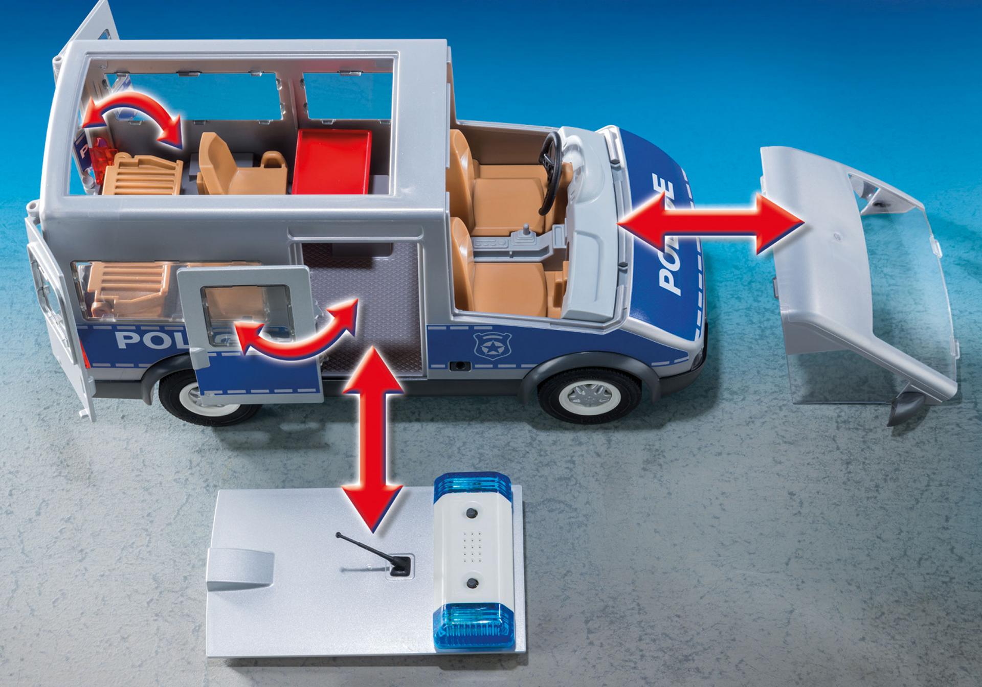 Polizeibus mit Straßensperre - 9236 - PLAYMOBIL® Deutschland Polizeibus mit Straßensperre - 9236 - PLAYMOBIL® Deutschland