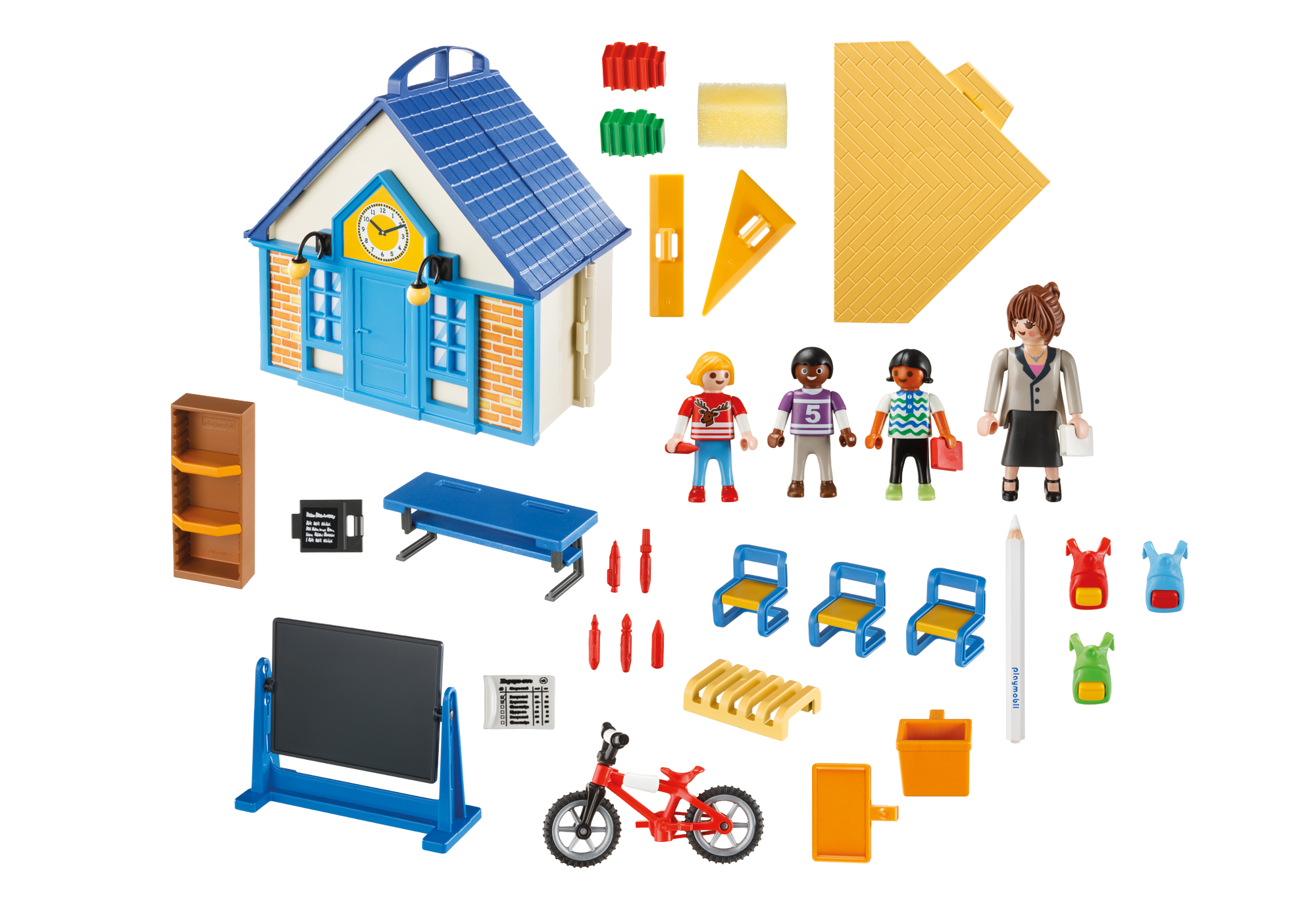 Take Along School House - 5662 - PLAYMOBIL® USA