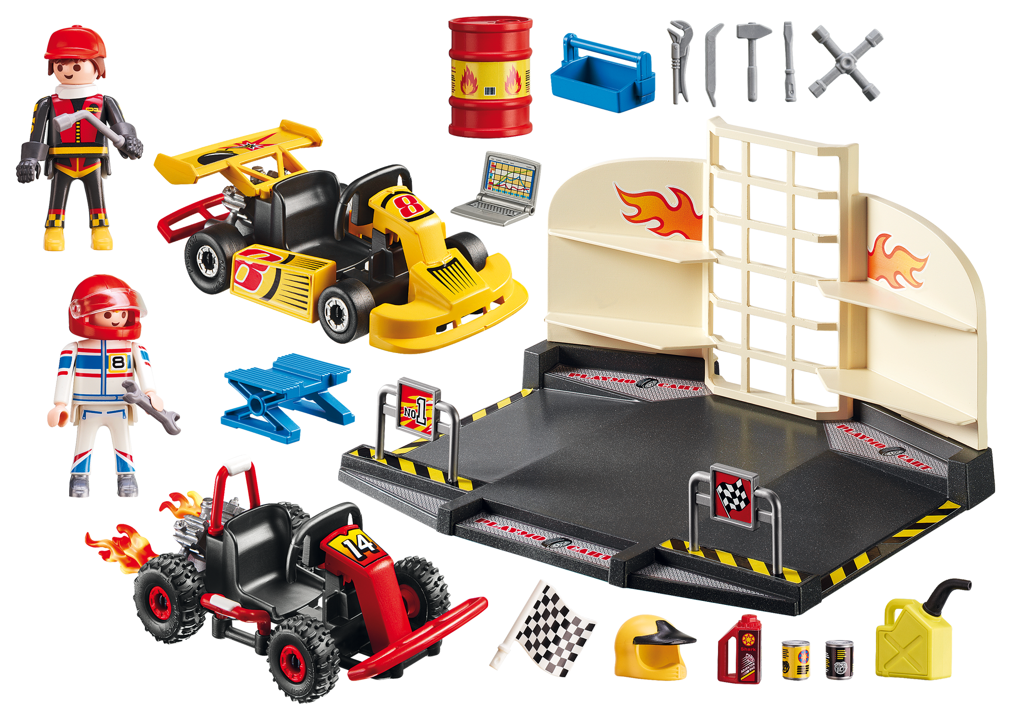 Playmobil 6869 - Warsztat Gokartowy Serii City Action