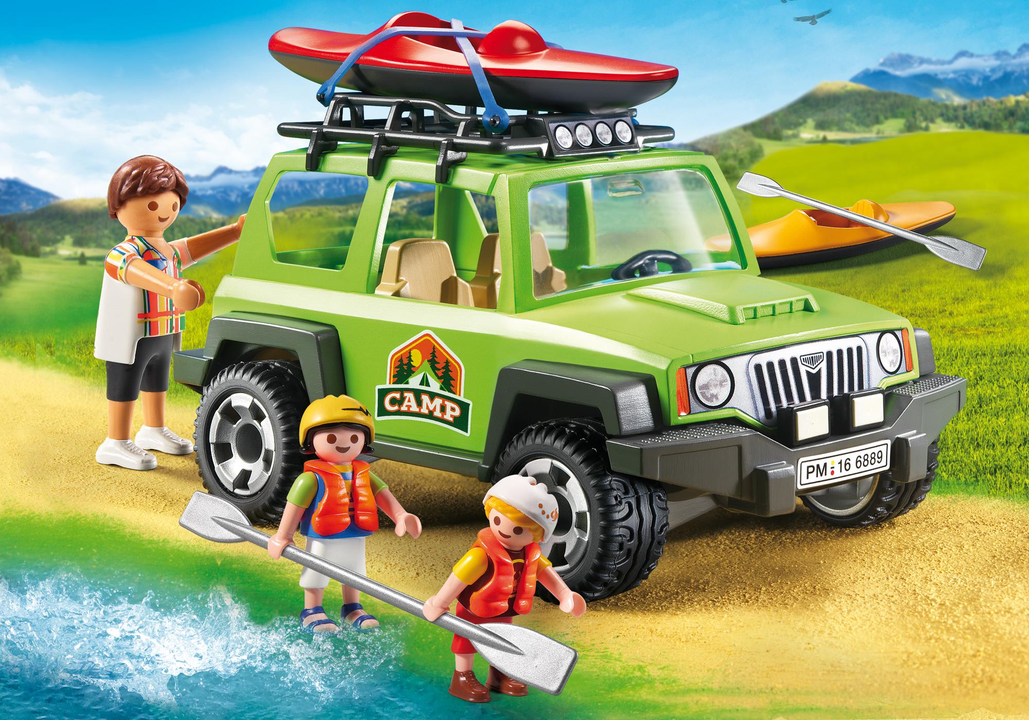 4x4 de randonnée avec kayaks - 6889 - PLAYMOBIL® France