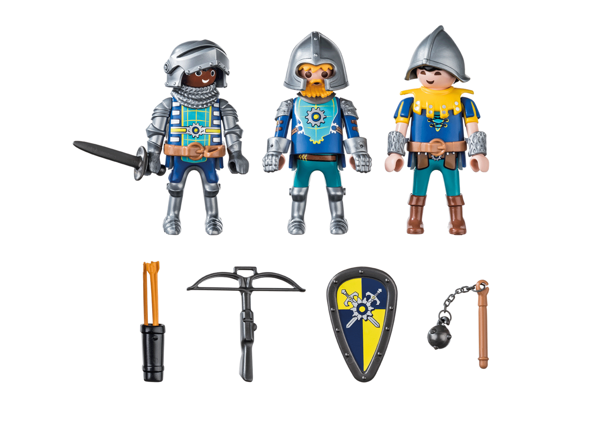 3er Set Novelmore Ritter - 70671 | PLAYMOBIL®