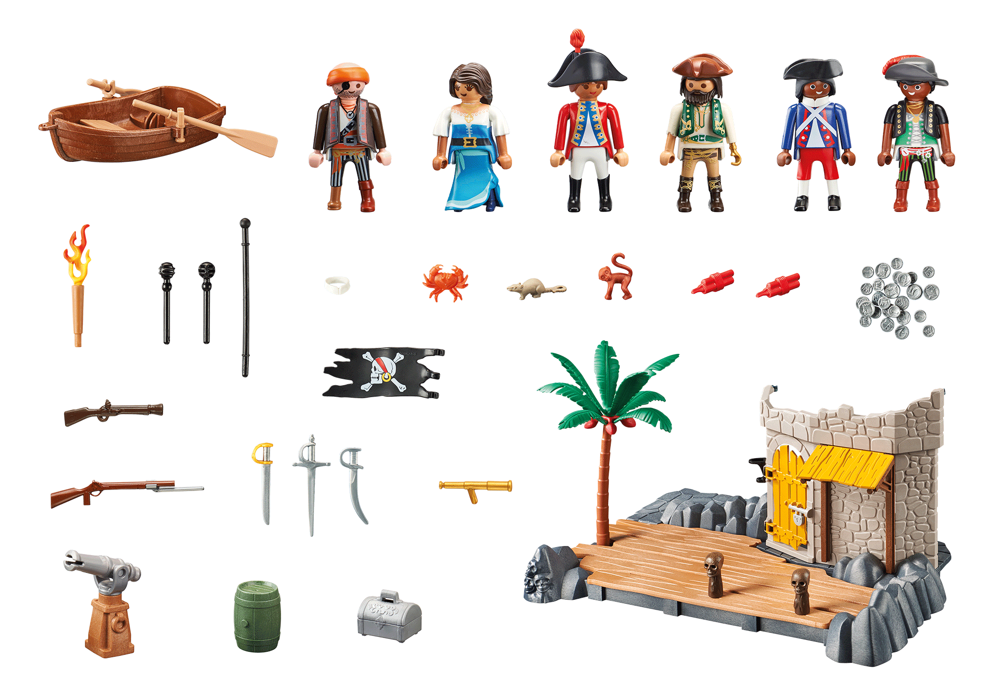 My Figures: Island of the Pirates - 70979 | PLAYMOBIL®