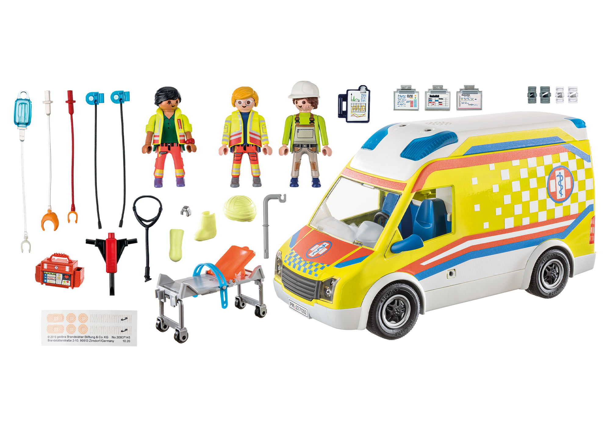 Ambulance met licht en geluid - 71202 | PLAYMOBIL®