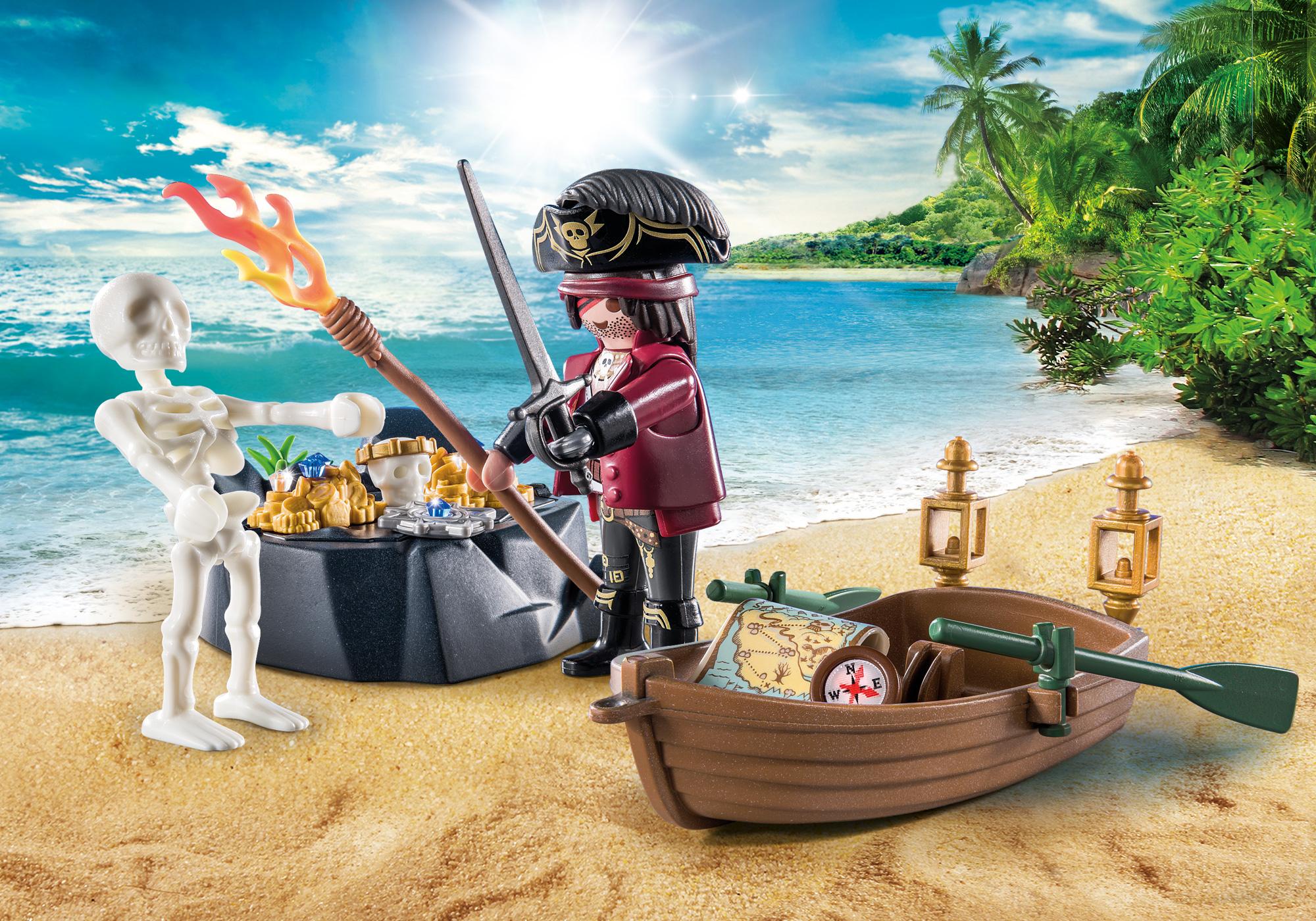 Starter Pack Pirate et barque - 71254 | PLAYMOBIL®