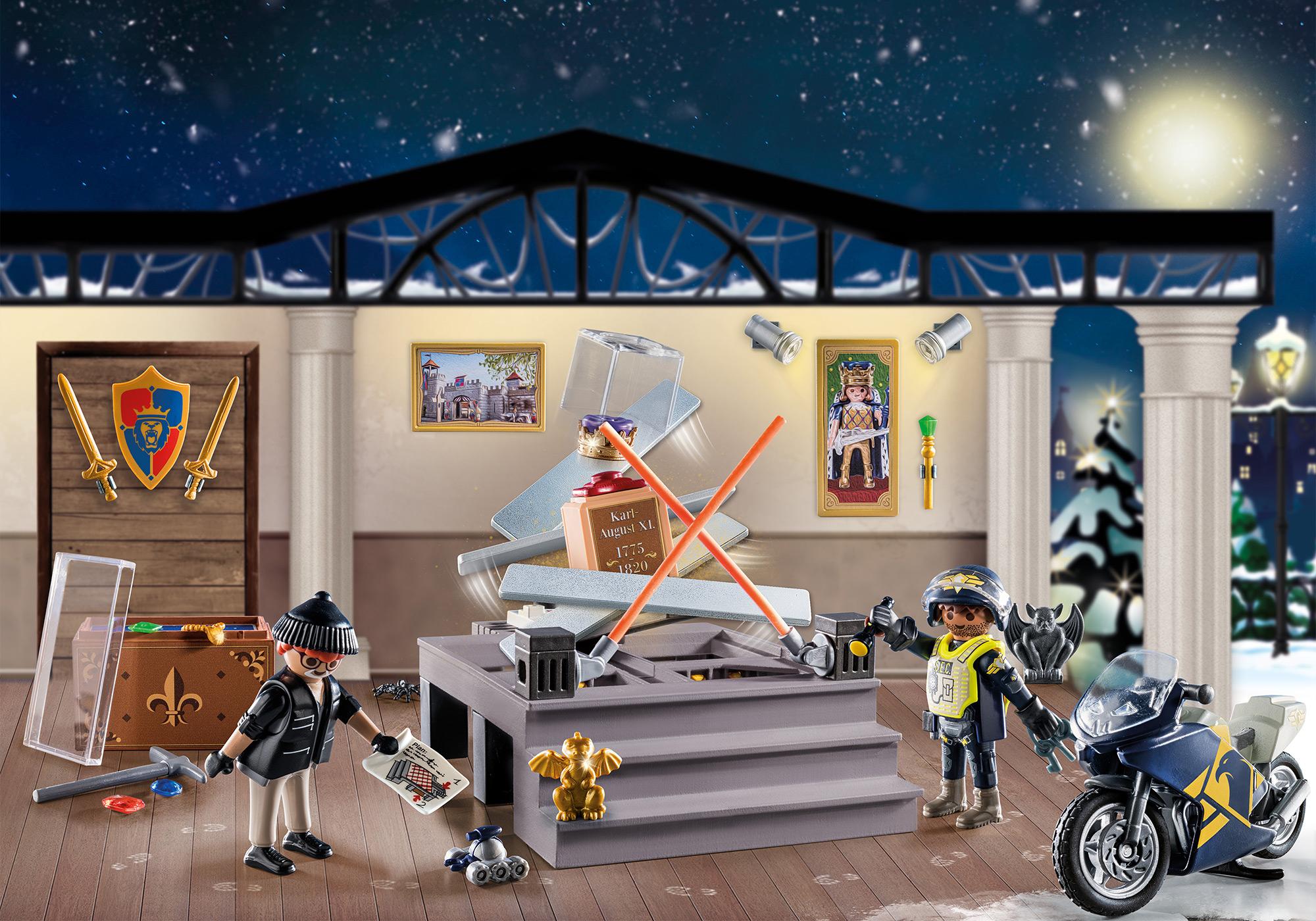 Adventskalender Politie museumdiefstal - 71347 | PLAYMOBIL®