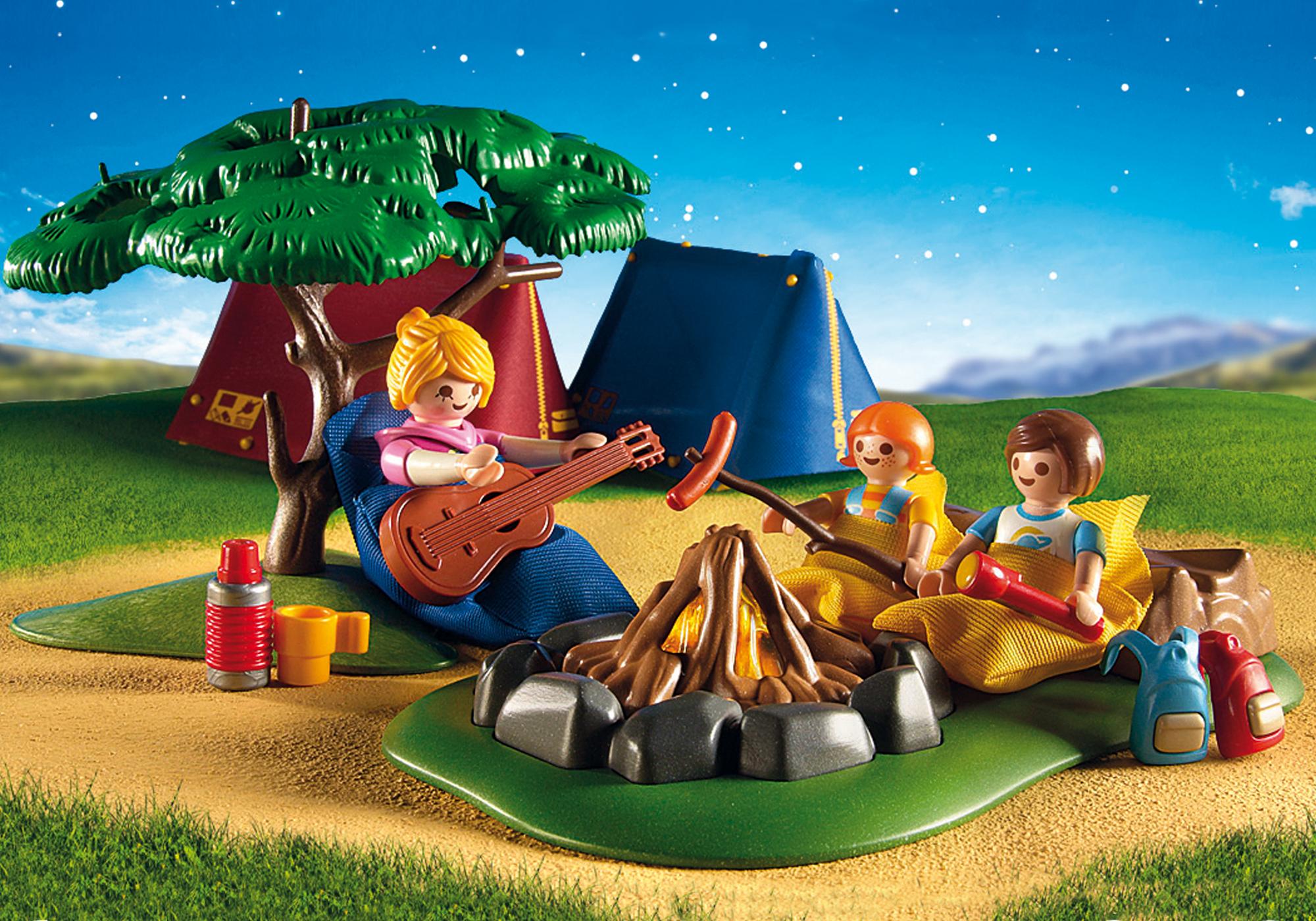 Camp Site with Fire - 9153 - PLAYMOBIL® USA