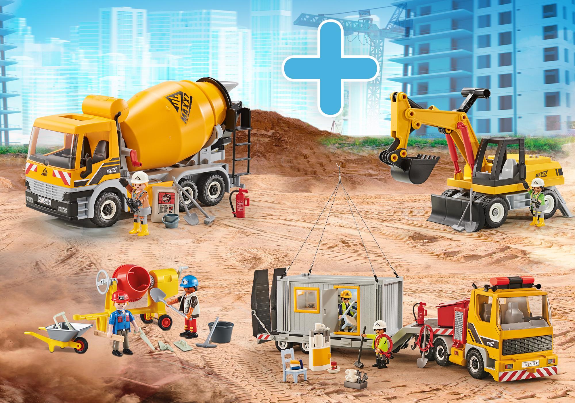 PLAYMOBIL City Action 70742 Baustelle Mit Kipplaster ...